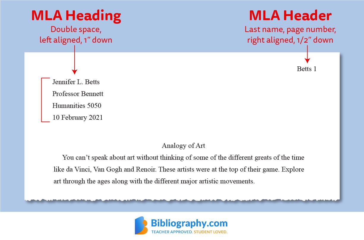How To Write A Paper In MLA Format sitename 